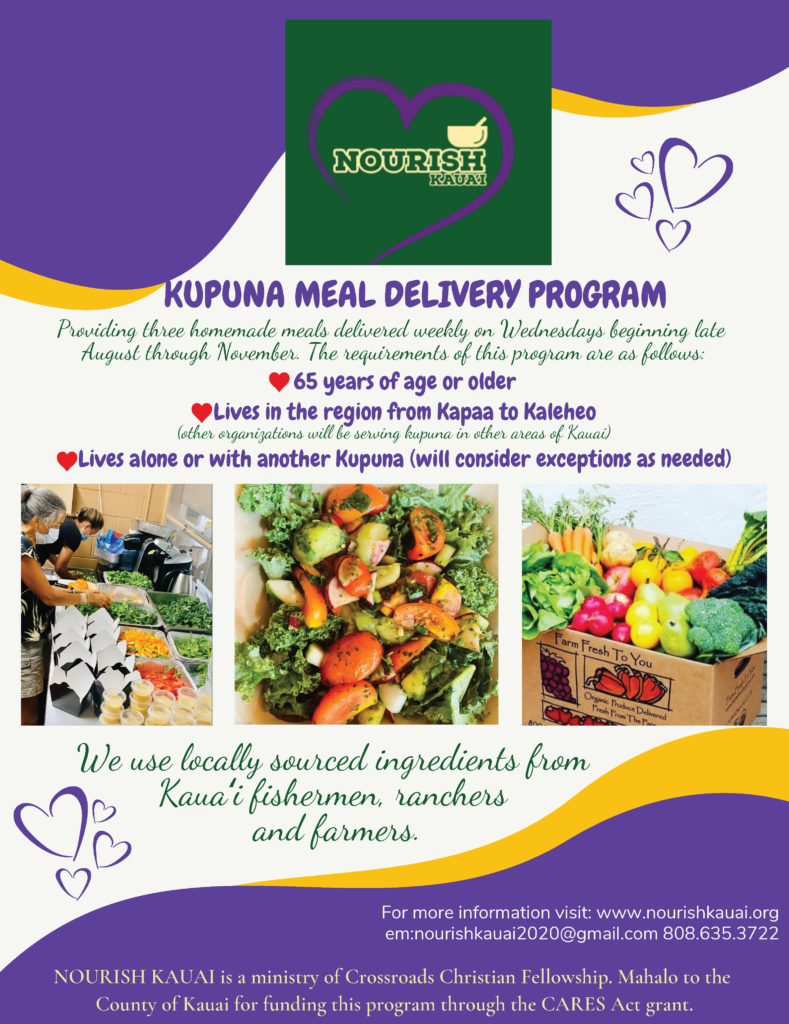 Kupuna Meal Delivery – Kui Kauai