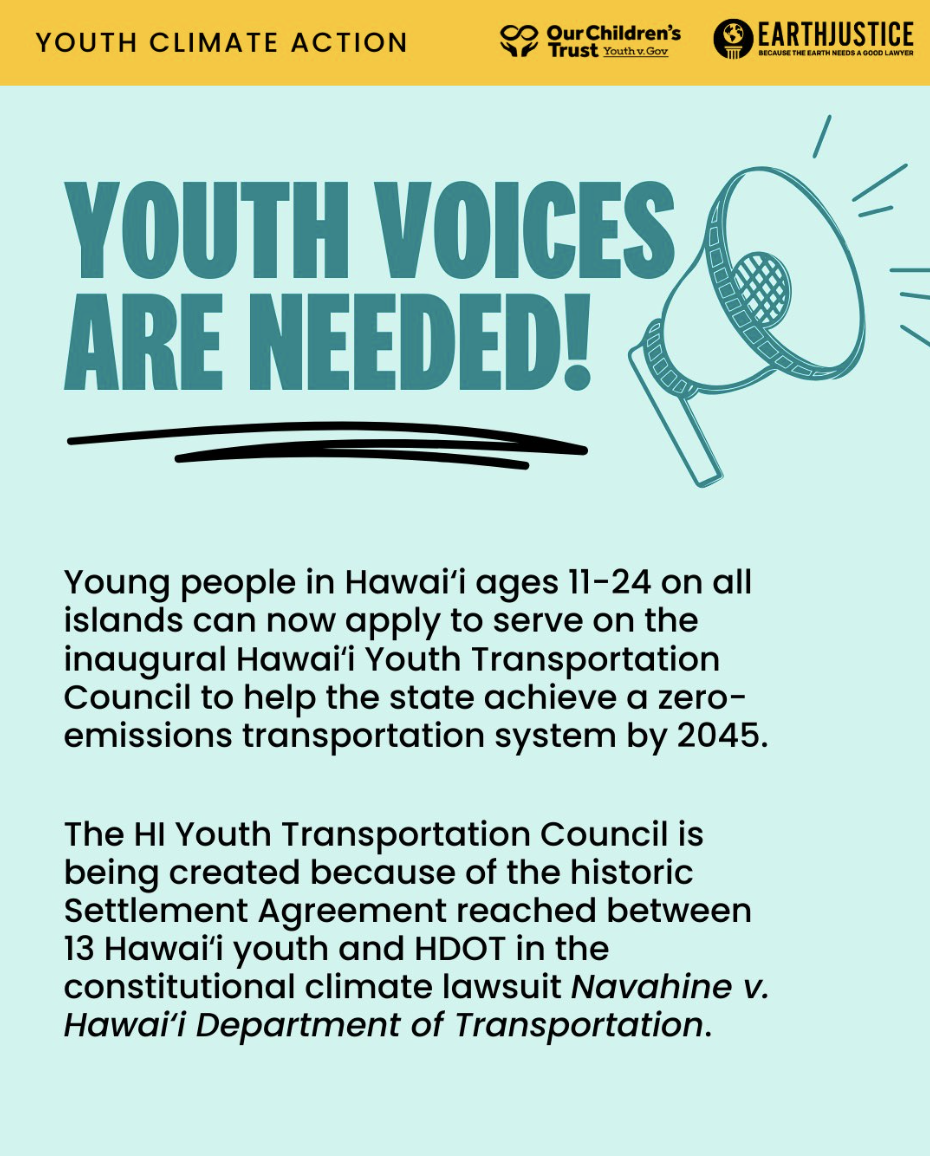 Be Part of Hawaii’s First Youth Transportation Council - KauaiForward.com