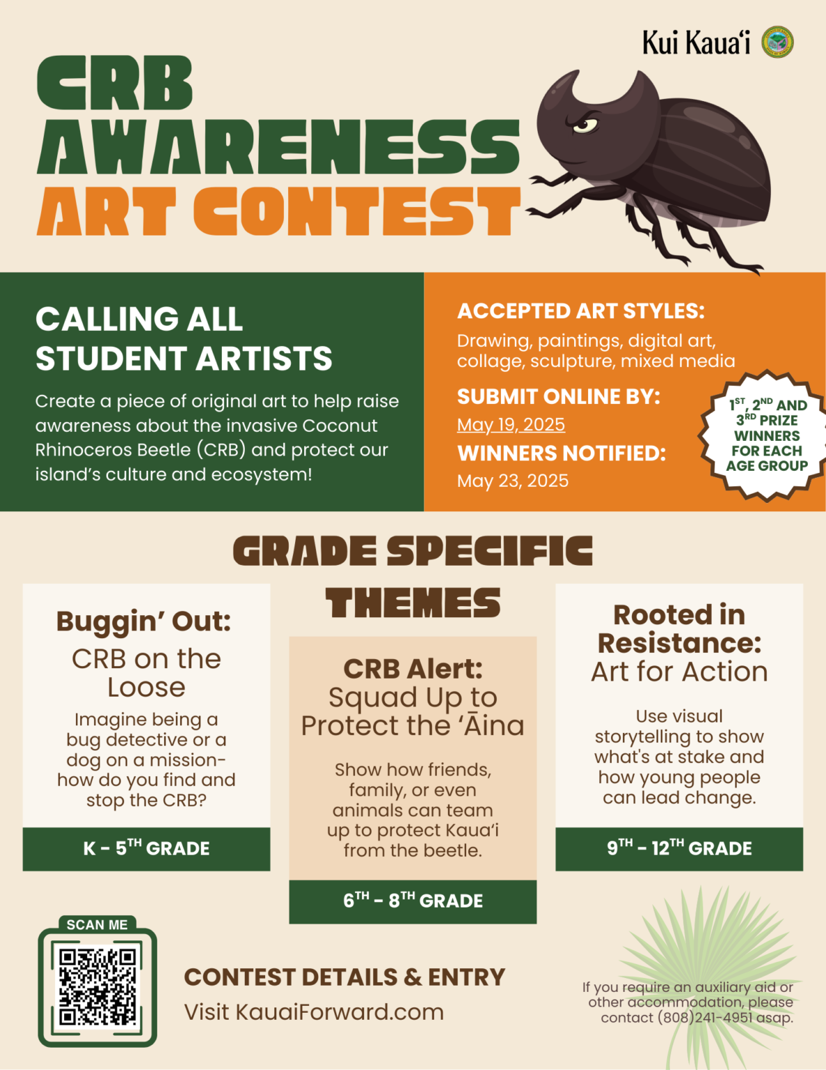 CRB Awareness Art Contest - KauaiForward.com